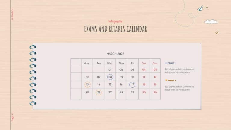 Free Digital Notebook Template PowerPoint and Google Slides