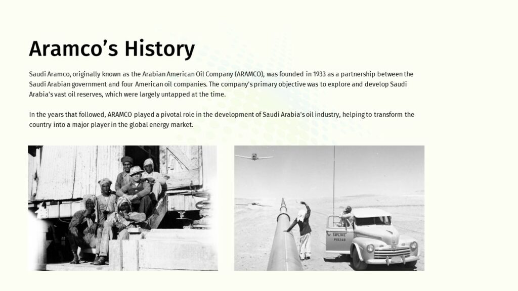 Free Google Slides Saudi Aramco Template PowerPoint