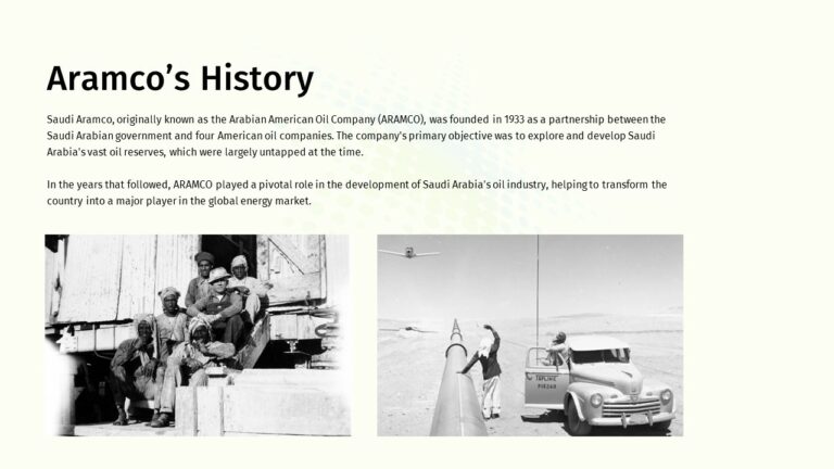 Free Google Slides Saudi Aramco Template PowerPoint