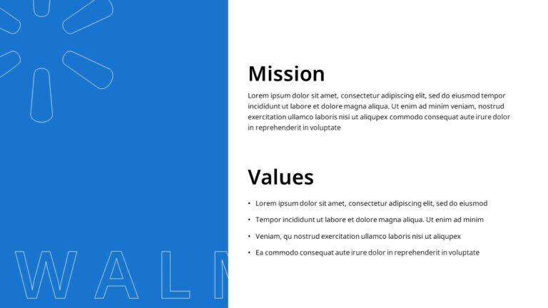 Free Google Slides Walmart Template PowerPoint