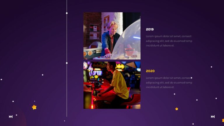 Free Google Slides Arcade Game Presentation Template