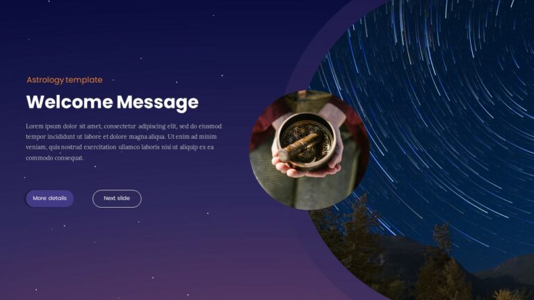 Free Google Slides Astrology PowerPoint Template