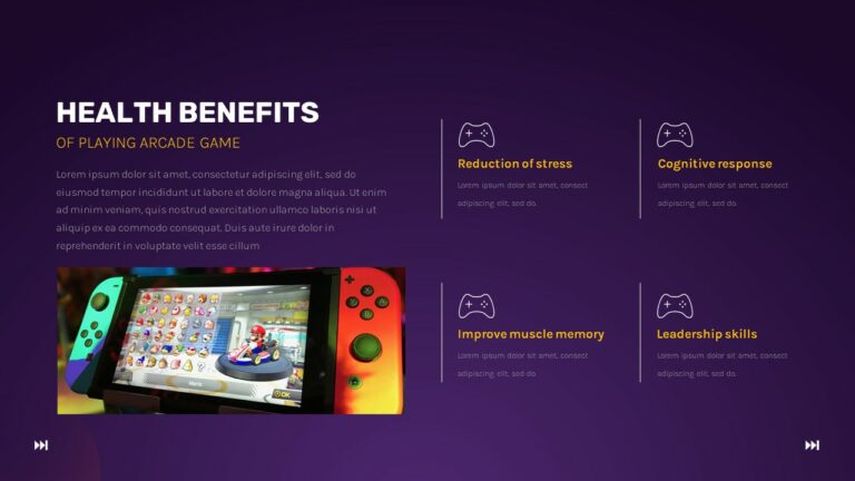 Free Google Slides Arcade Game Presentation Template