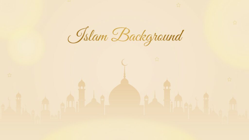 Free Google Slides Islam Background Templates PowerPoint
