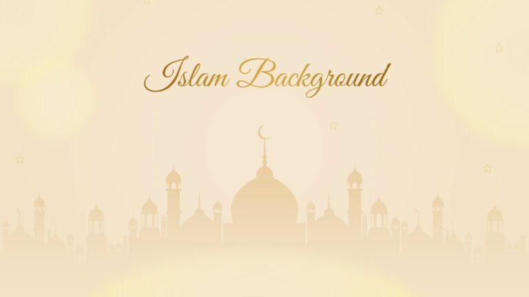 Free Google Slides Islam Background Templates PowerPoint