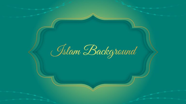 Free Google Slides Islam Background Templates PowerPoint