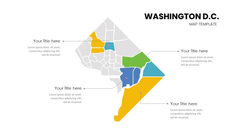 Free Google Slides Washington Dc Map Template PowerPoint