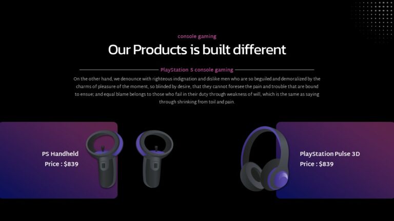 Free PlayStation 5 Presentation Template & Google Slides