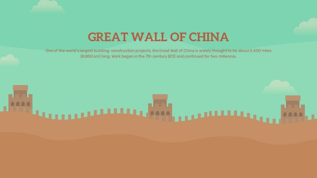 Free Wonders of the world template PowerPoint & Google Slides