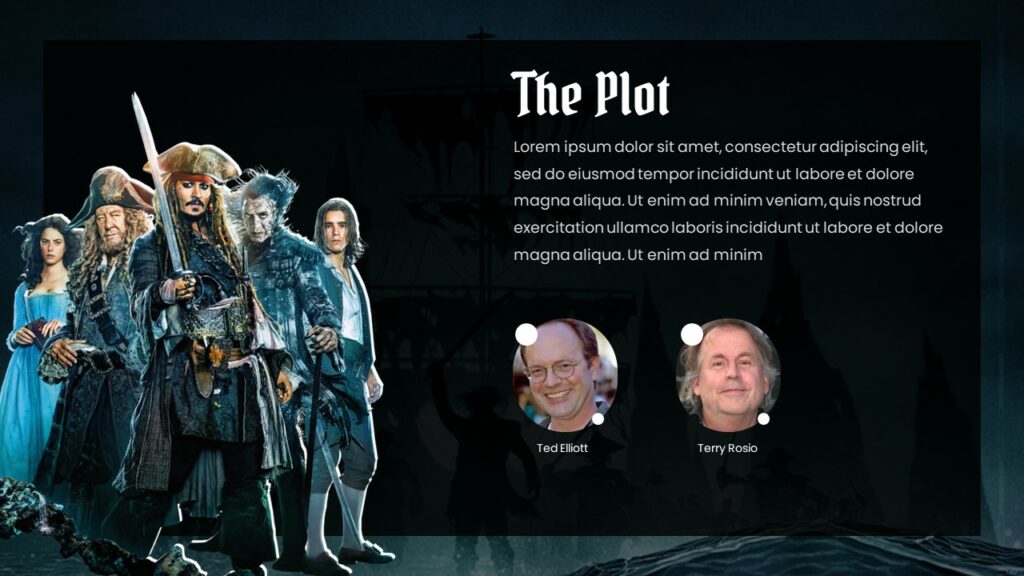 Free Pirates of the Caribbean Template