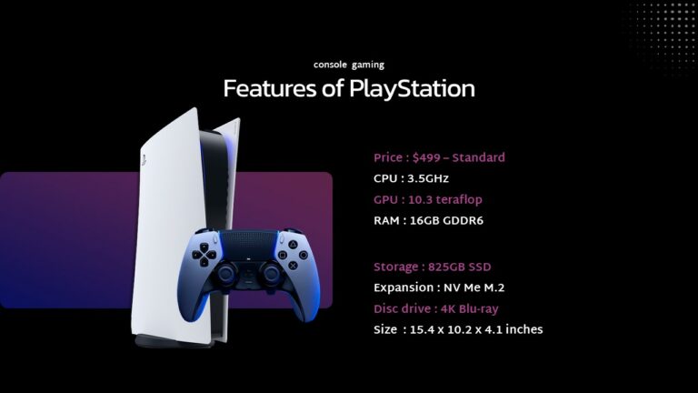 Free PlayStation 5 Presentation Template & Google Slides