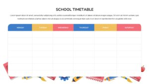 Free School Timetable Template