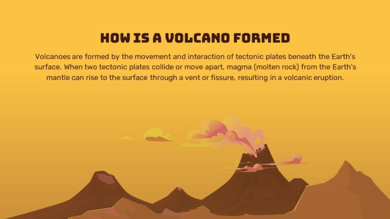 Free Google Slides Volcano PowerPoint Template
