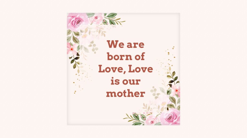 Free Cute Mothers Love Template