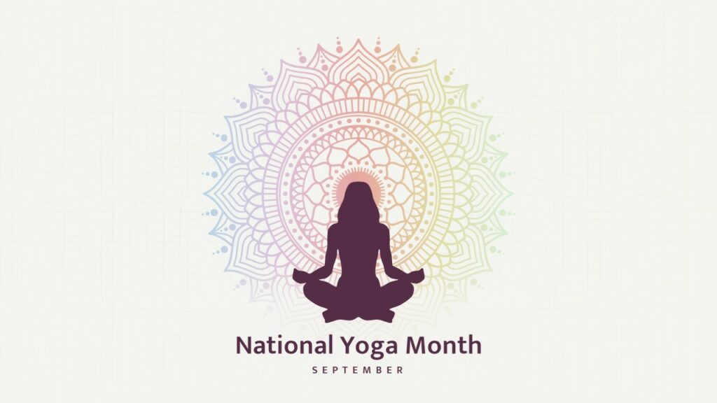Free National Yoga Month Template