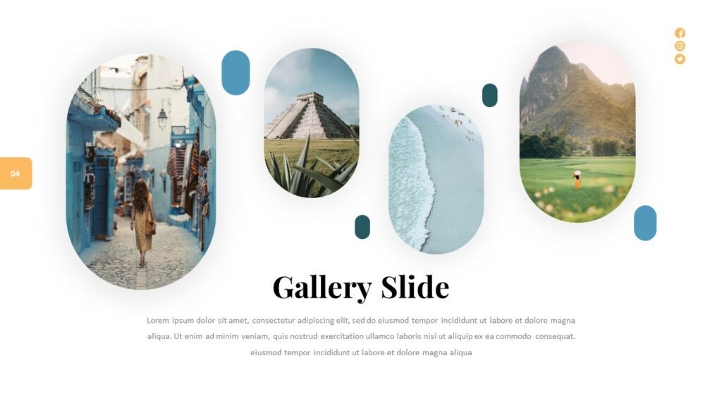 Free Travel and Tourism Template PowerPoint and Google Slides