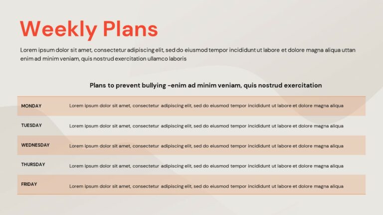Free Google Slides Bullying PowerPoint Template