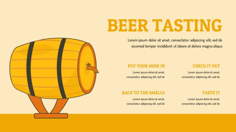 Free Animated Beer PowerPoint Template and Google Slides