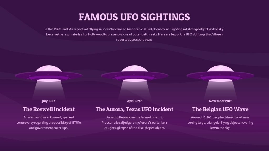 Free Animated World UFO Day Template