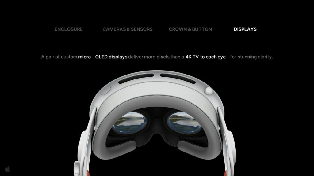 Free Apple Vision Pro Template PowerPoint & Google Slides