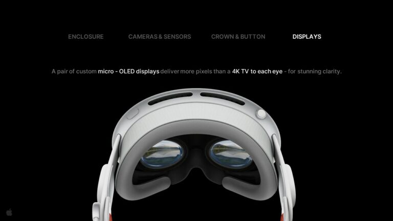 Free Apple Vision Pro Template PowerPoint & Google Slides