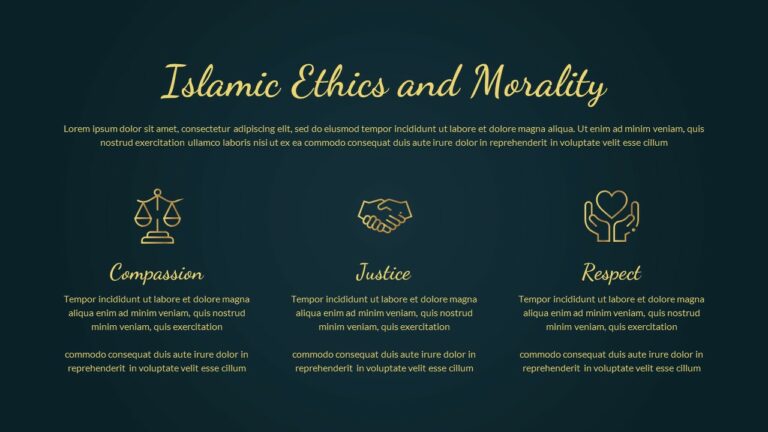 Free Islamic Theme Template PowerPoint & Google Slides