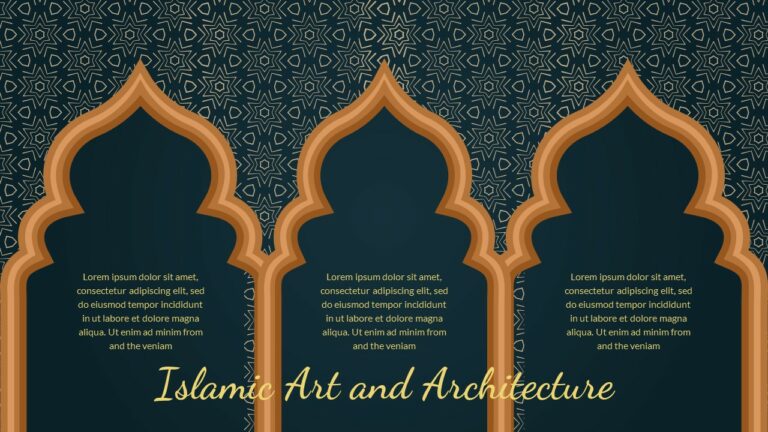 Free Islamic Theme Template PowerPoint & Google Slides