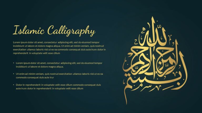 Free Islamic Theme Template PowerPoint & Google Slides