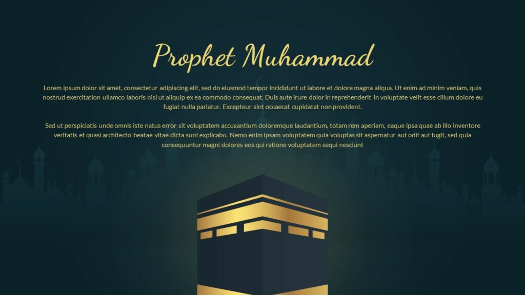 Free Islamic Theme Template PowerPoint & Google Slides