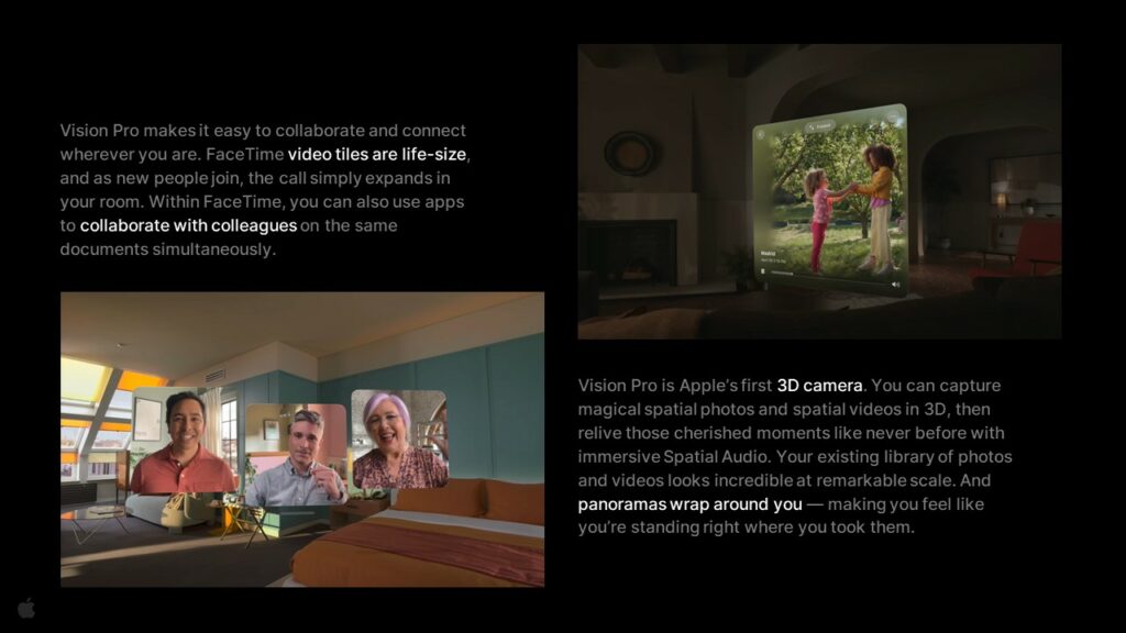 Free Apple Vision Pro Template PowerPoint & Google Slides