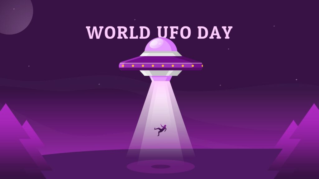 Free Animated World UFO Day Template