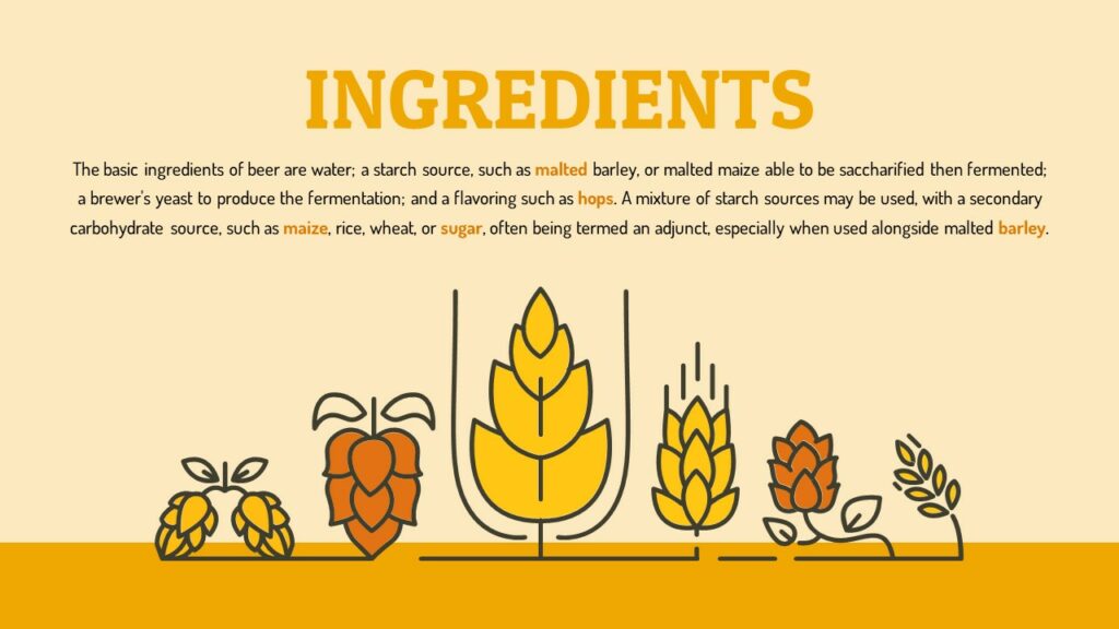 Free Animated Beer PowerPoint Template and Google Slides