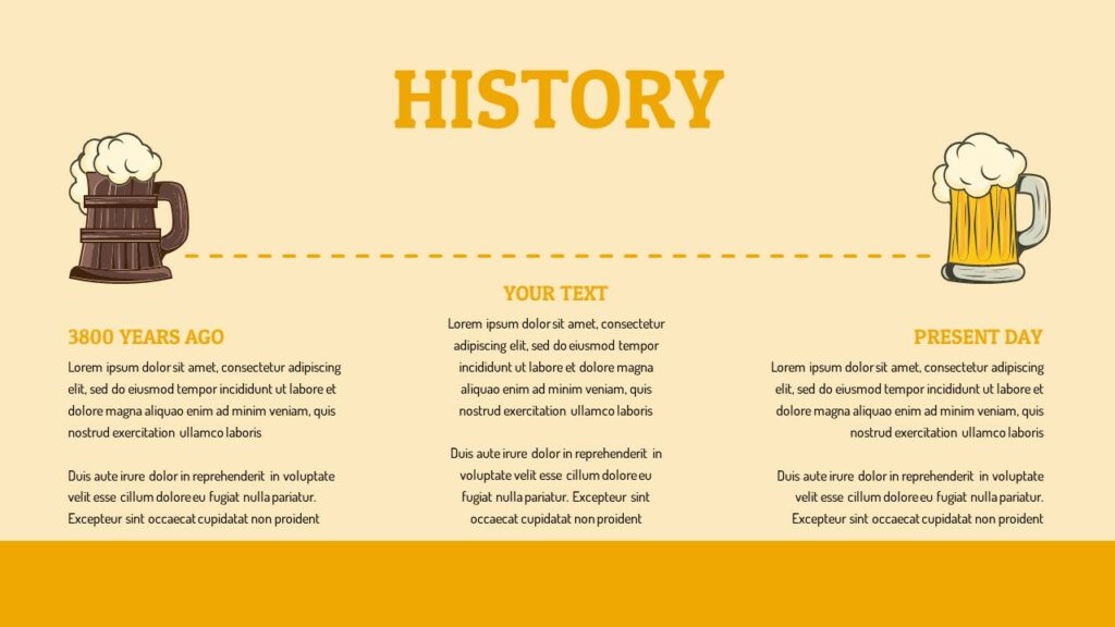 Free Animated Beer PowerPoint Template and Google Slides