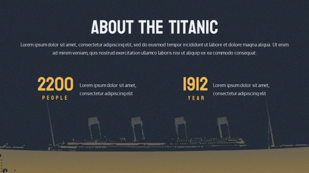 Free Titanic Theme Template