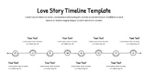 Free Love Story Timeline Template