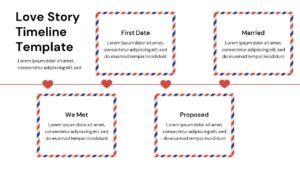 Free Love Story Timeline Template