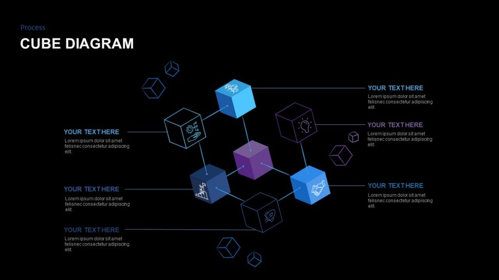 Free Cube Diagram Template PowerPoint & Google Slides