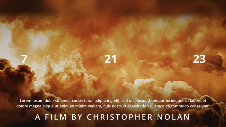 Free Oppenheimer Movie Theme Template