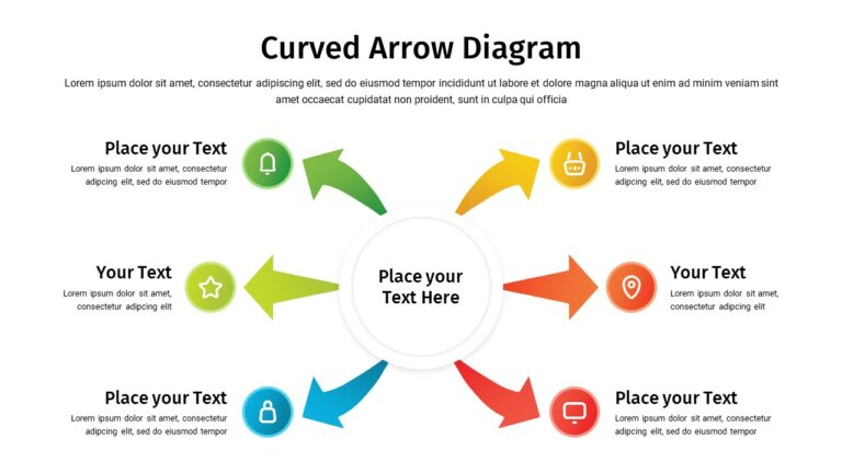 Free Curved Arrow Template PowerPoint & Google Slides