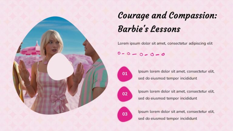 Free Barbie Movie Theme Presentation Template