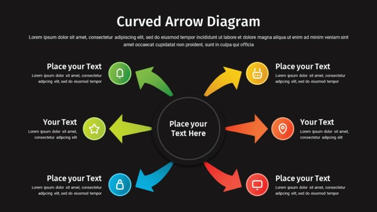 Free Curved Arrow Template PowerPoint & Google Slides