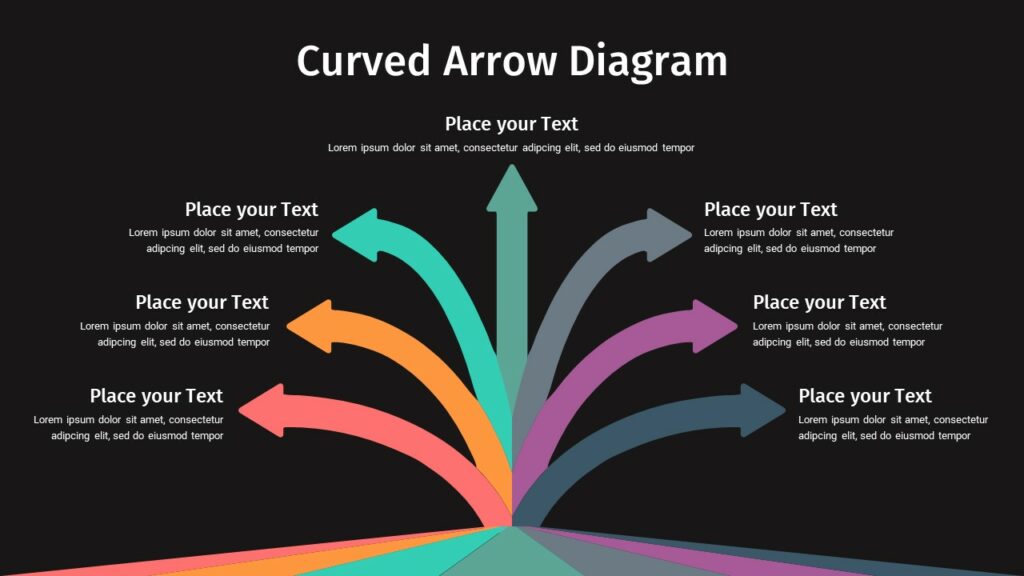 Free Curved Arrow Template PowerPoint & Google Slides