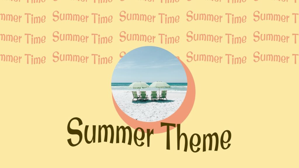 Free Google Slides Summer Theme PowerPoint Template