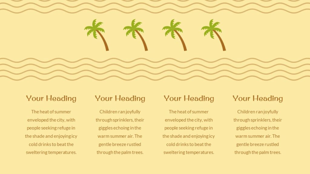 Free Google Slides Summer Theme PowerPoint Template