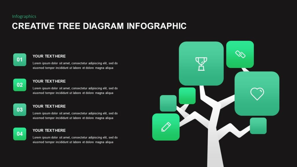 Free Creative Tree Diagram Infographic
