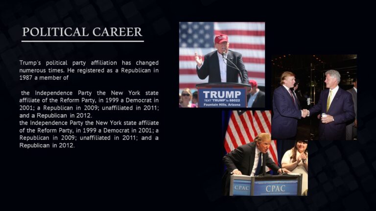 Free Donald Trump Template PowerPoint & Google Slides