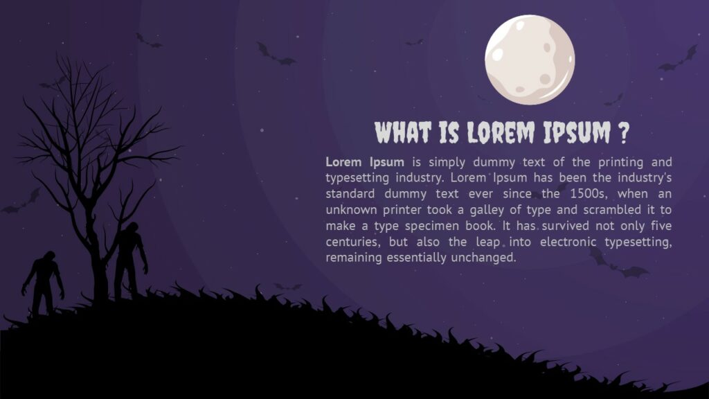 Free Zombie Theme Template PowerPoint & Google Slides