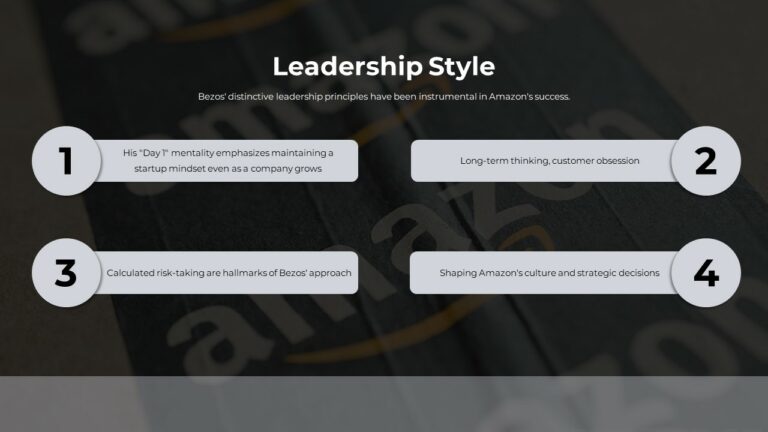 Free Jeff Bezos Theme Template PowerPoint & Google Slides Free Jeff Bezos Theme Template PowerPoint & Google Slides