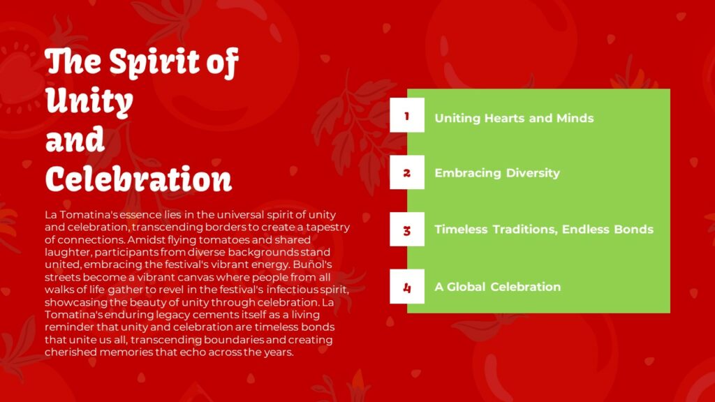 La Tomatina Festival Template PowerPoint & Google Slides