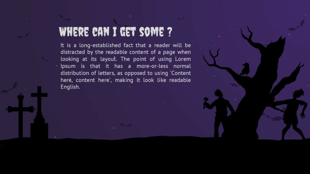 Free Zombie Theme Template PowerPoint & Google Slides